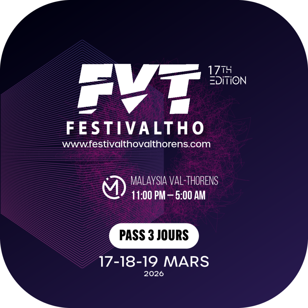 PASS 3 JOURS FESTIVALTHO 17-18-19 mars 26 VAL THORENS